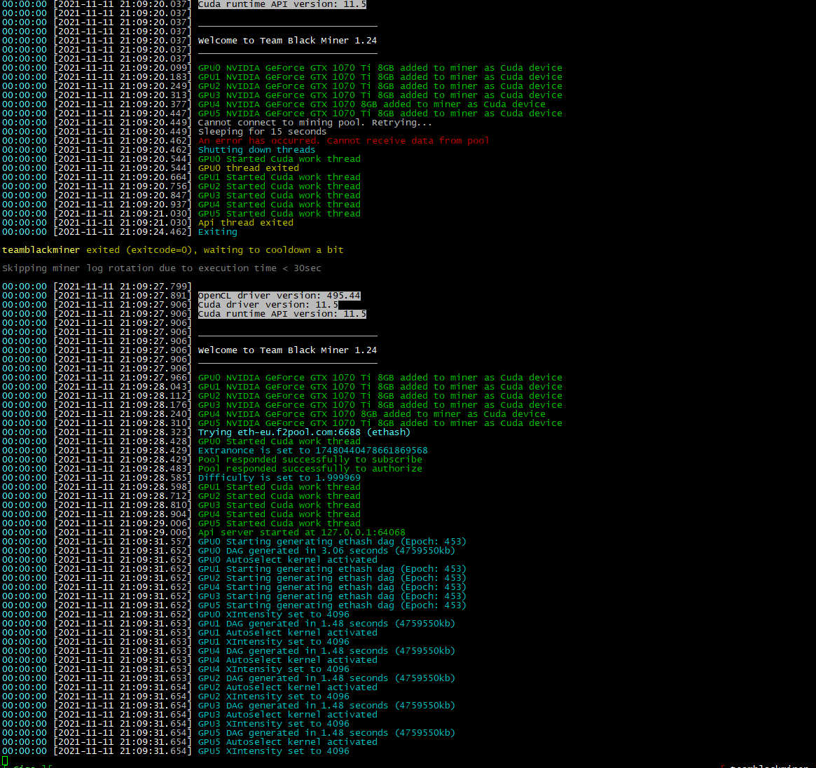 An error has occurred. Cannot receive data from pool · Issue #109 · sp-hash/TeamBlackMiner · GitHub