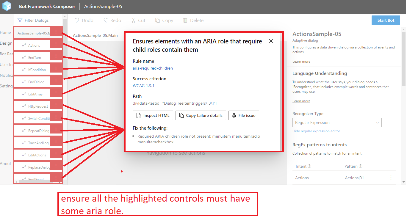 [Accessibility][Info&Relationship-Filter Dialog]: Ensures elements under 'filter dialog' with an ...