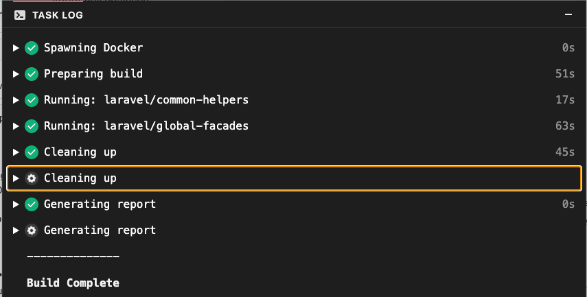 Multiple "Task log" for concurrent builds · Issue #4 · laravel-shift/workbench-issues · GitHub