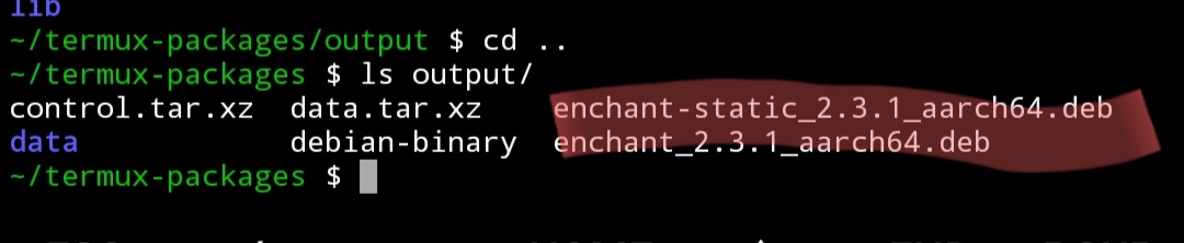 [Bug]: enchant package doesn't work · Issue #7908 · termux/termux-packages · GitHub