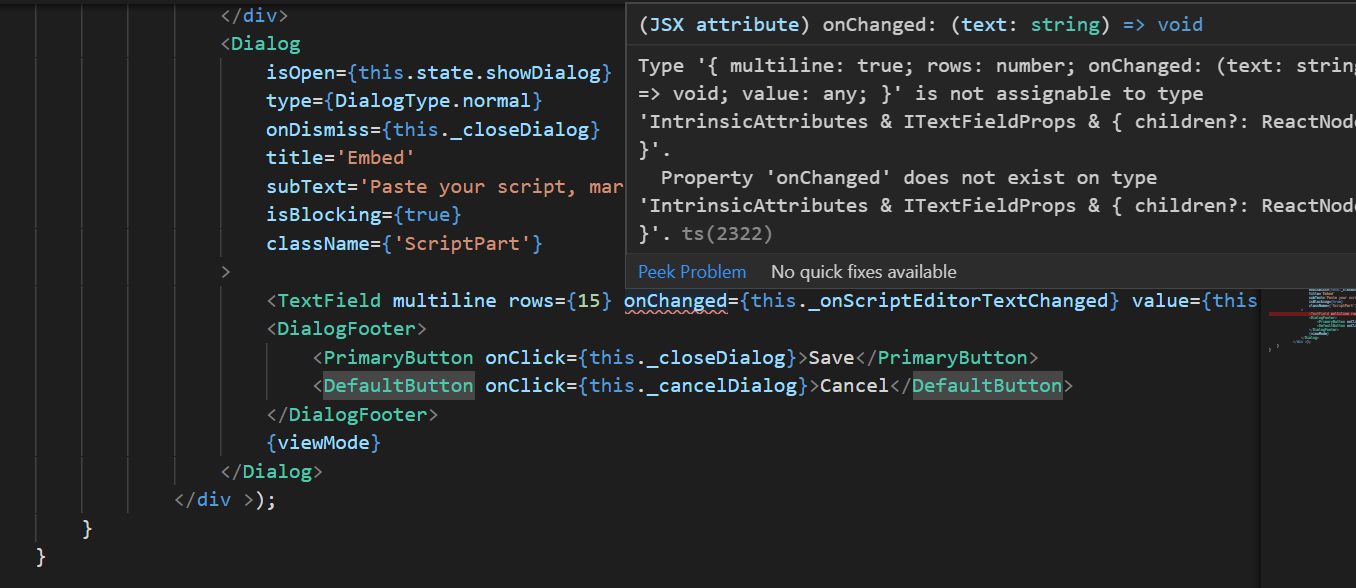 Scripteditortsx Not Working Correctly · Issue 1137 · Pnpsp Dev Fx Webparts · Github