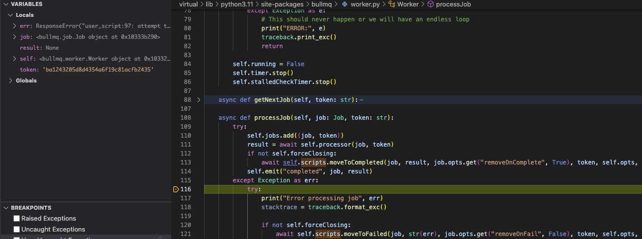 [bug] Error Completing Job · Issue 1754 · Taskforcesh Bullmq · Github