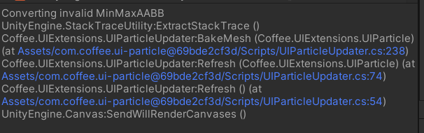 Converting invalid MinMaxAABB · Issue #266 · mob-sakai/ParticleEffectForUGUI · GitHub
