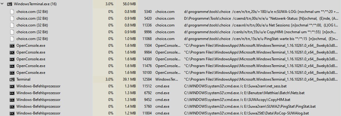 running batch files: memory consumption increases steadily · Issue ...
