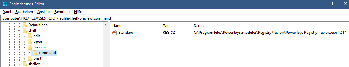 Registry Preview Not Available · Issue 25464 · Microsoftpowertoys · Github 