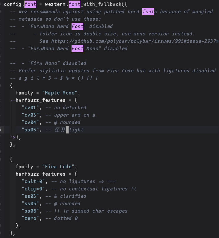 some feedback, e.g. cv03 a is too small · Issue #109 · subframe7536/maple-font · GitHub