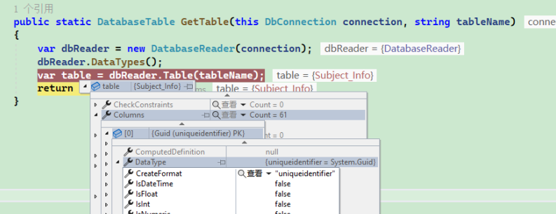 use “DatabaseReader.Table(tableName)” bug? · Issue #133 · martinjw/dbschemareader · GitHub