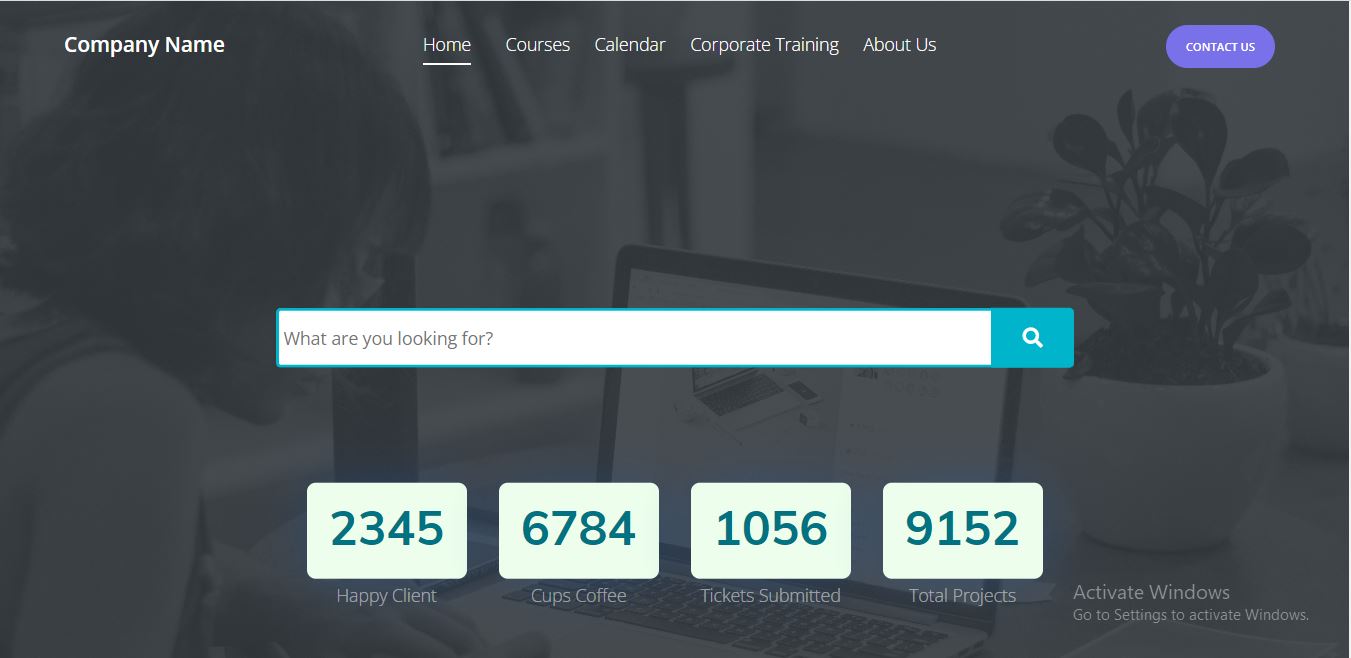 GitHub - harshil311/Training-Company-Website: A website for Training Company