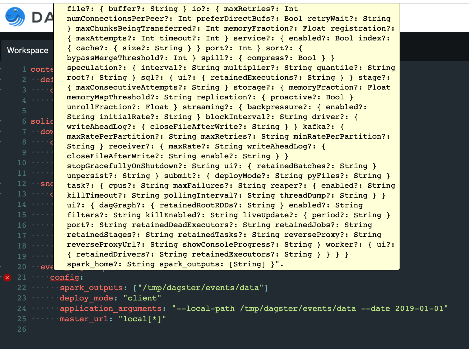 Better formatting for config schema errors · Issue #1152 · dagster-io/dagster · GitHub