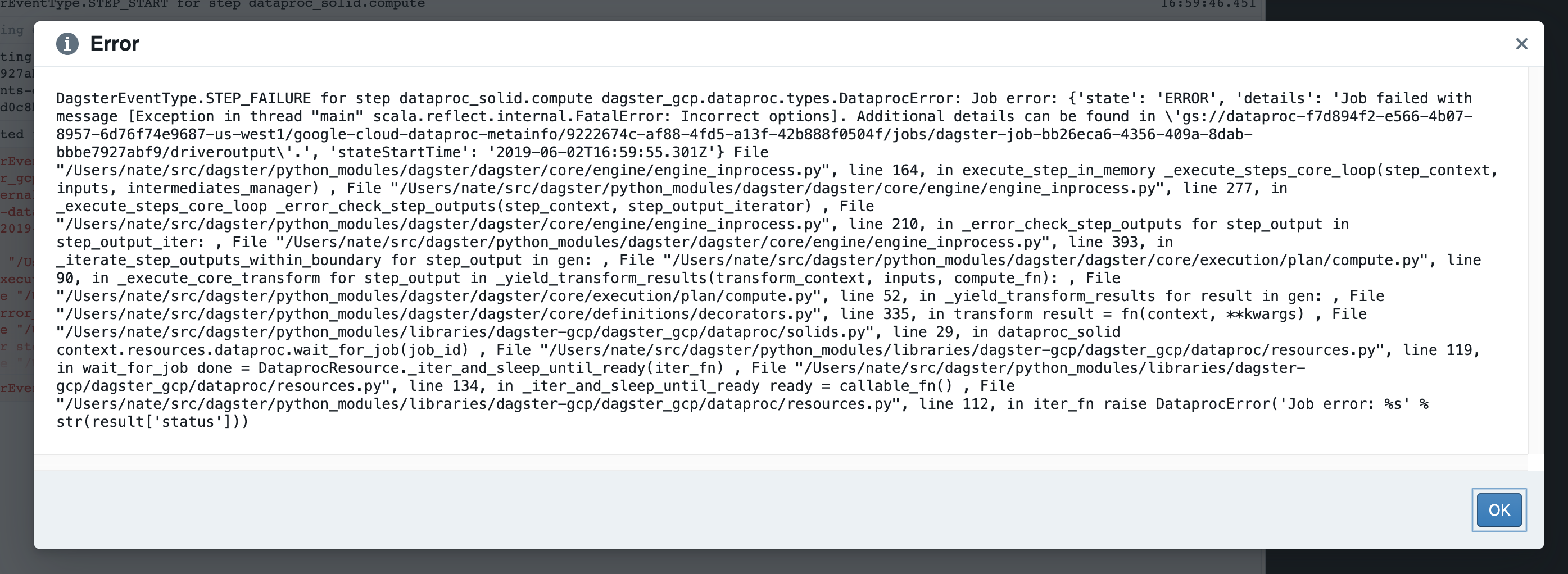 Dagit Error Logs Hard To Read · Issue 1416 · Dagster Io Dagster · Github