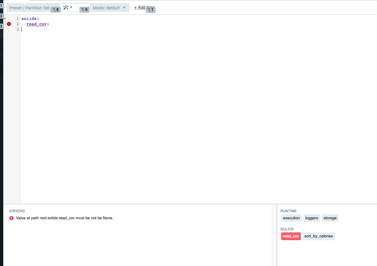 Incorrect warning on missing config section · Issue #2568 · dagster-io/dagster · GitHub