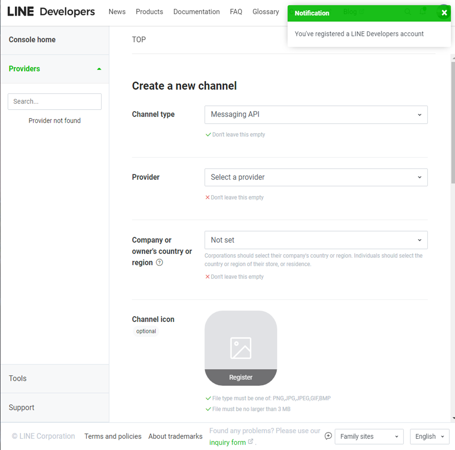知識の枝 PythonでLINEにメッセージを送る