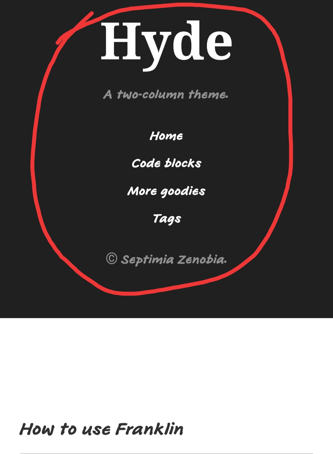 How to remove Hyde written in the very beginning of the page · Issue #213 · poole/poole · GitHub