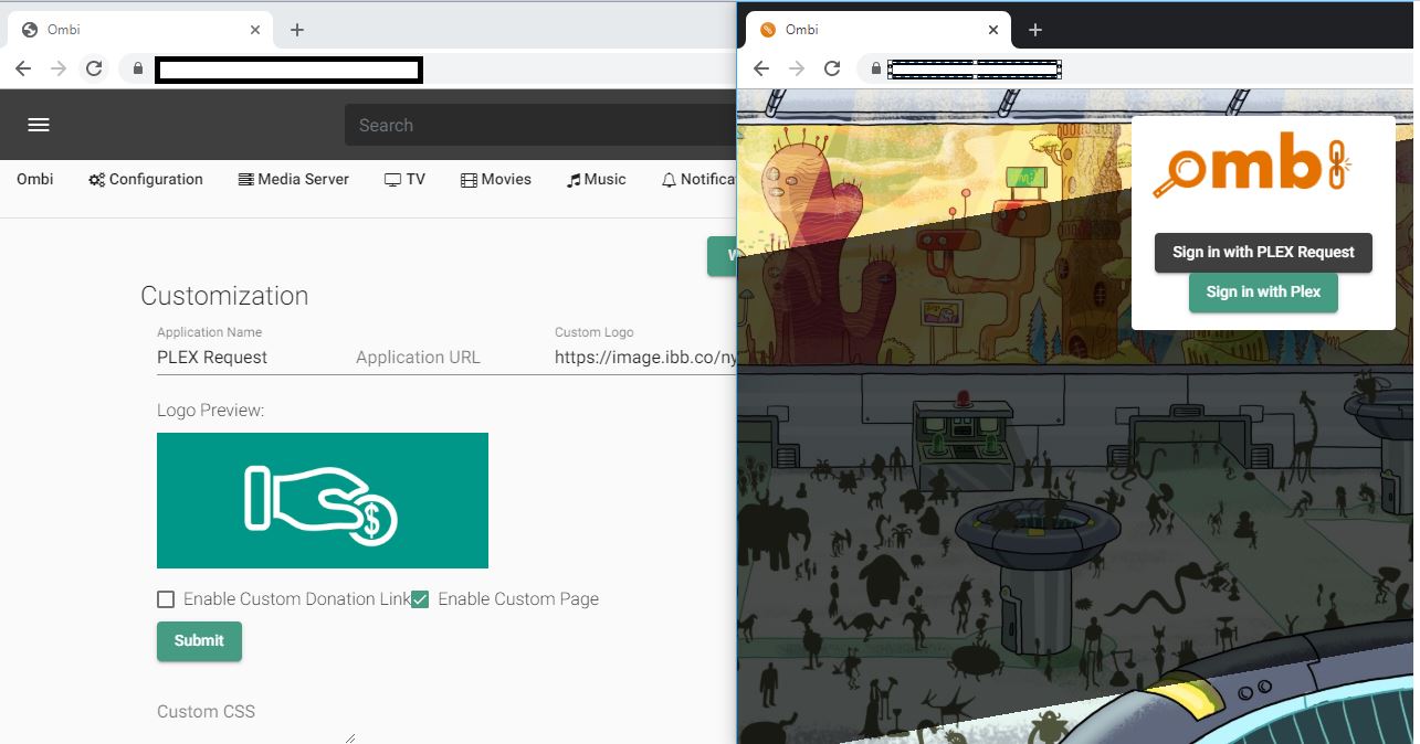 Ombi V4 Apllication Name and Logo wouldn't change · Issue #3383 · Ombi-app/Ombi · GitHub