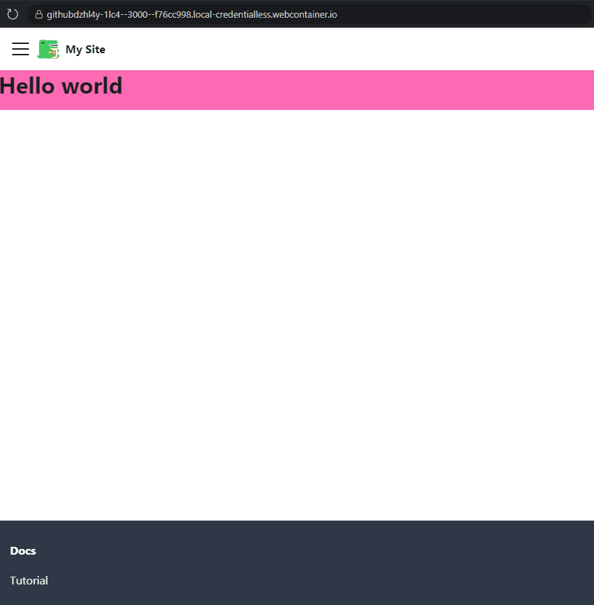 DOM elements from home page appearing in Markdown docs page · Issue #9444 · facebook/docusaurus ...