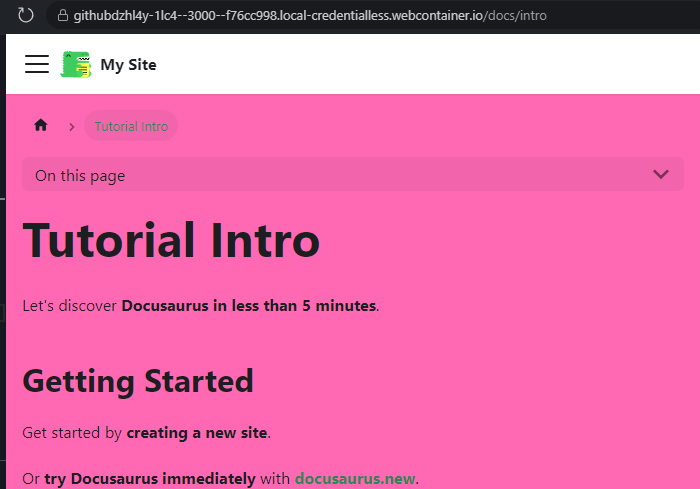 DOM elements from home page appearing in Markdown docs page · Issue #9444 · facebook/docusaurus ...