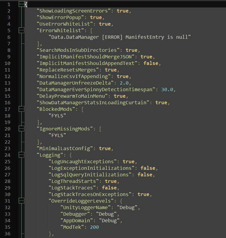 HOWTO: Logging Level for ModTek · Issue #216 · BattletechModders/ModTek · GitHub