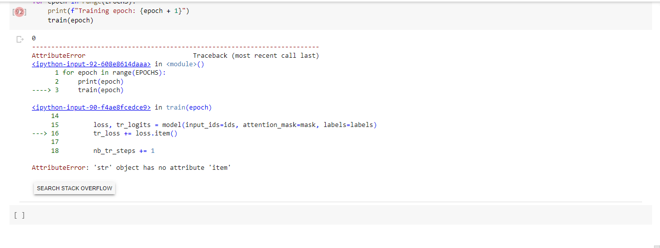 Error while training Custom Named Entity Recognition with BERT · Issue #74 · NielsRogge ...