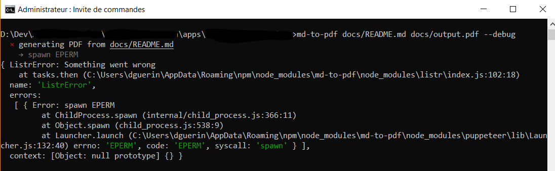 bug: spawn EPERM · Issue #55 · simonhaenisch/md-to-pdf · GitHub