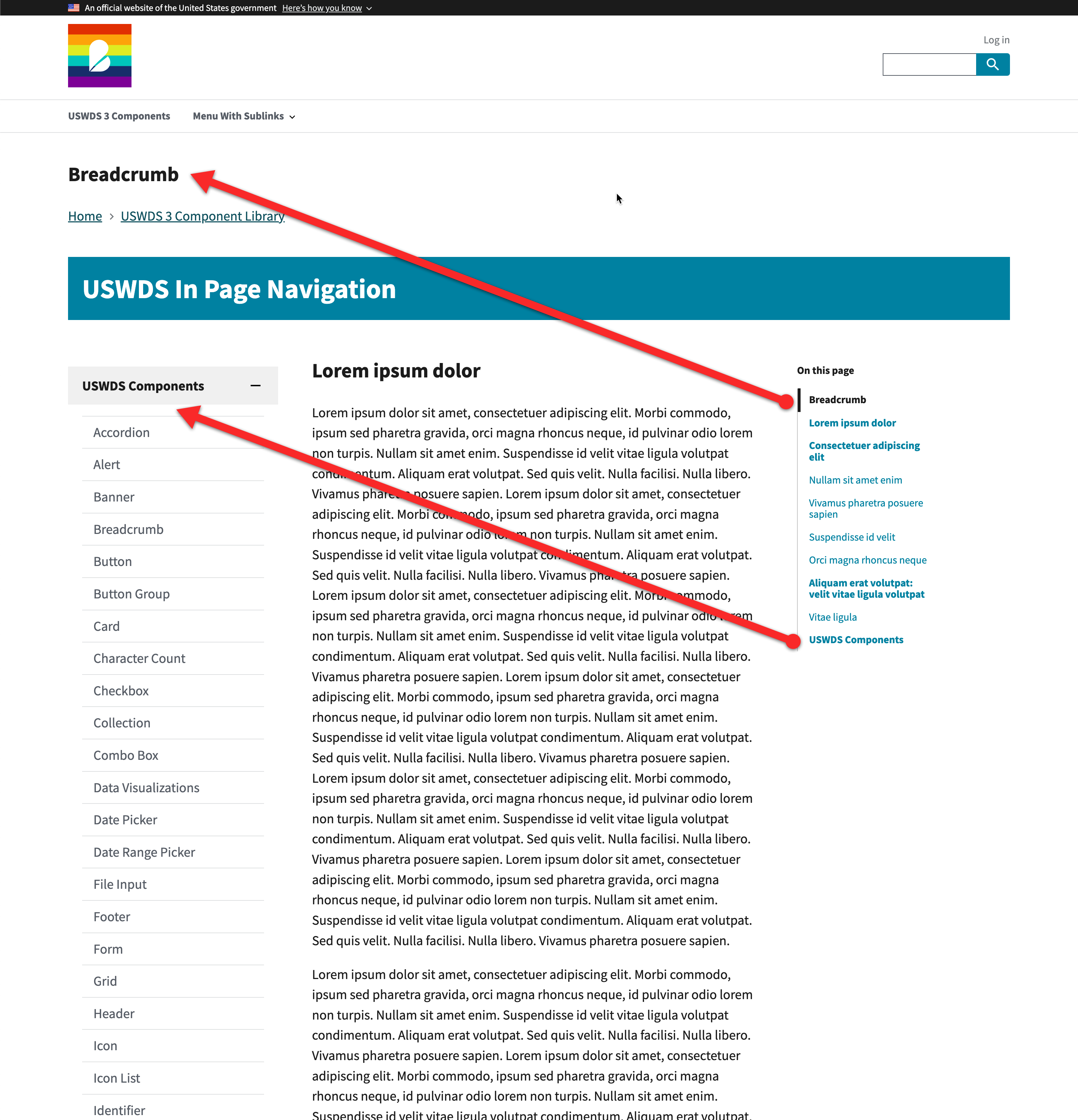 USWDS - Enhancement: Allow customization of in-page nav target · Issue #5050 · uswds/uswds · GitHub