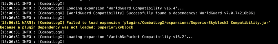 Expansion needs update please · Issue #491 · SirBlobman/CombatLogX · GitHub