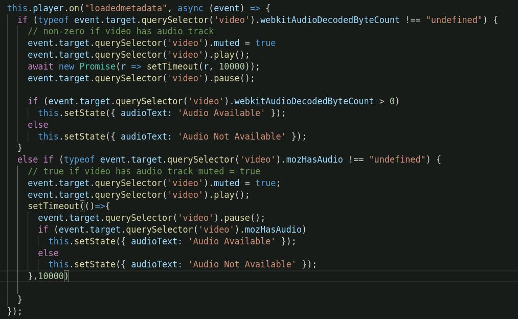 Not able to detect whether Video has audio or not · Issue #7096 ...
