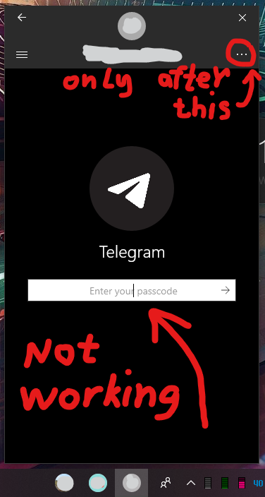 Passcode Lock Bug · Issue #1329 · UnigramDev/Unigram · GitHub