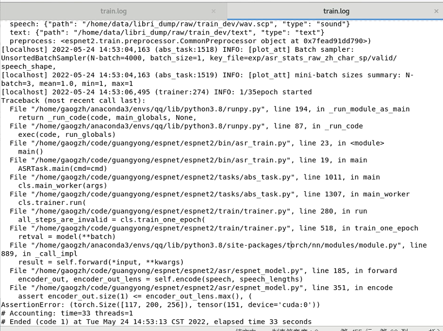 longformer report an error · Issue #4389 · espnet/espnet · GitHub