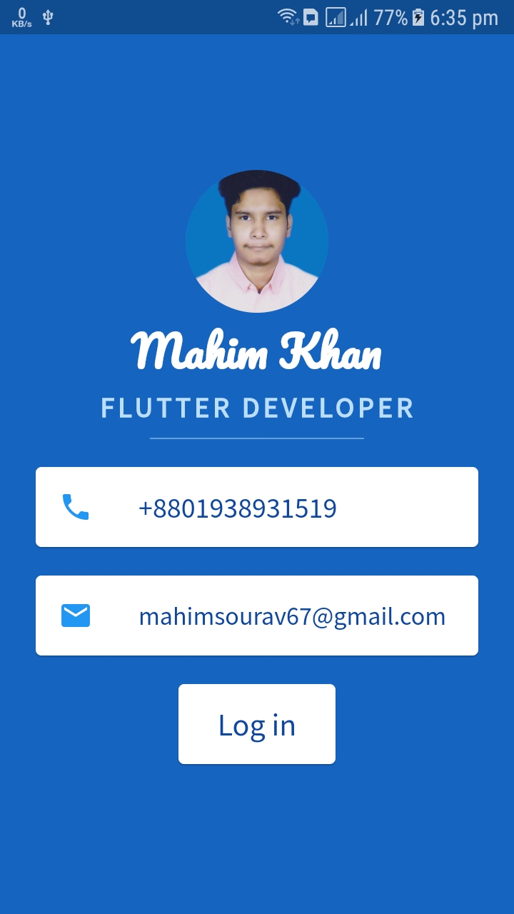 GitHub - Mahim-Khan/MI-Card-Flutter: MI-Card Design with flutter