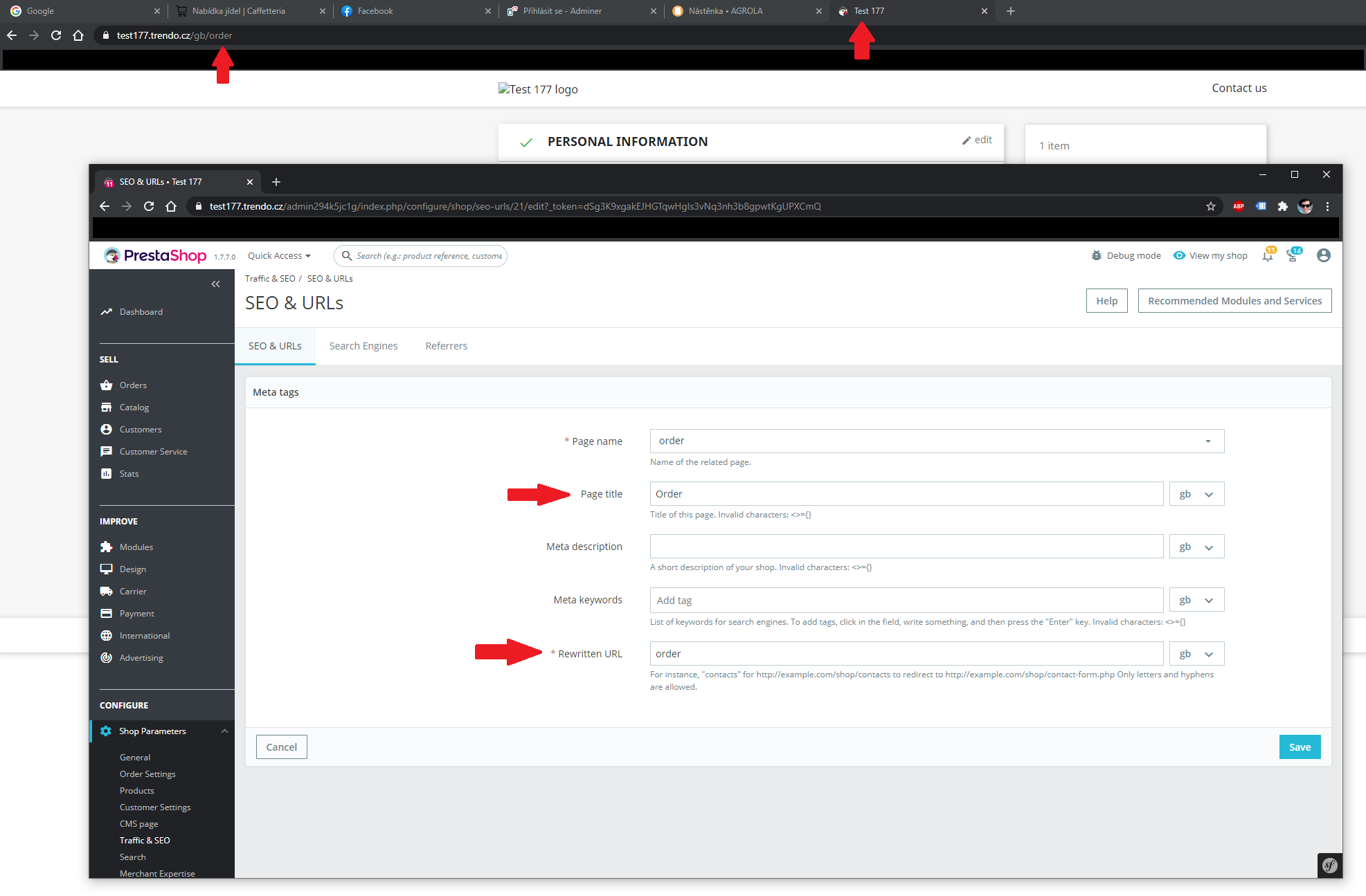 Page title is not working on checkout page · Issue #23697 · PrestaShop/PrestaShop · GitHub
