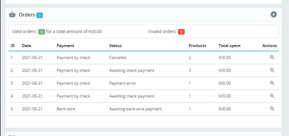 Provide new order buttons to customer page · Issue #25093 · PrestaShop ...