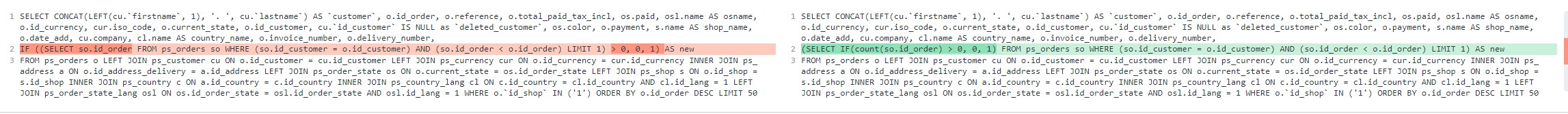 Very slow SQL query for orders list · Issue #30206 · PrestaShop ...