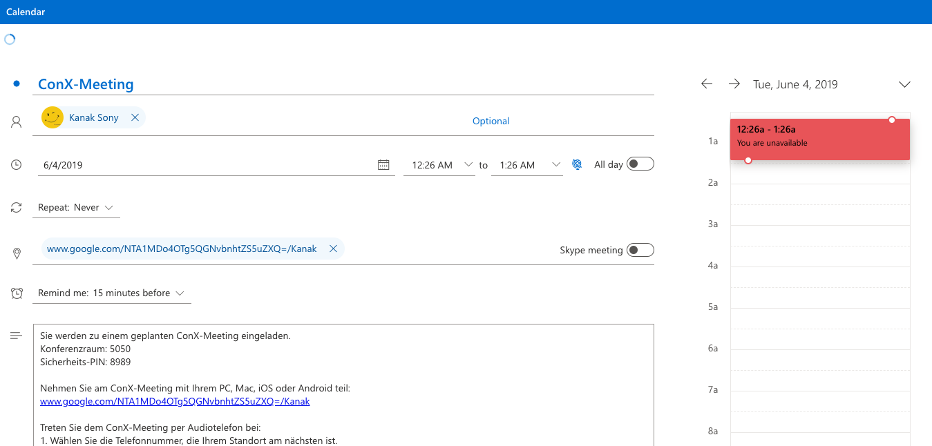Create Invite Programmatically with base64 encrypted string fils to ...