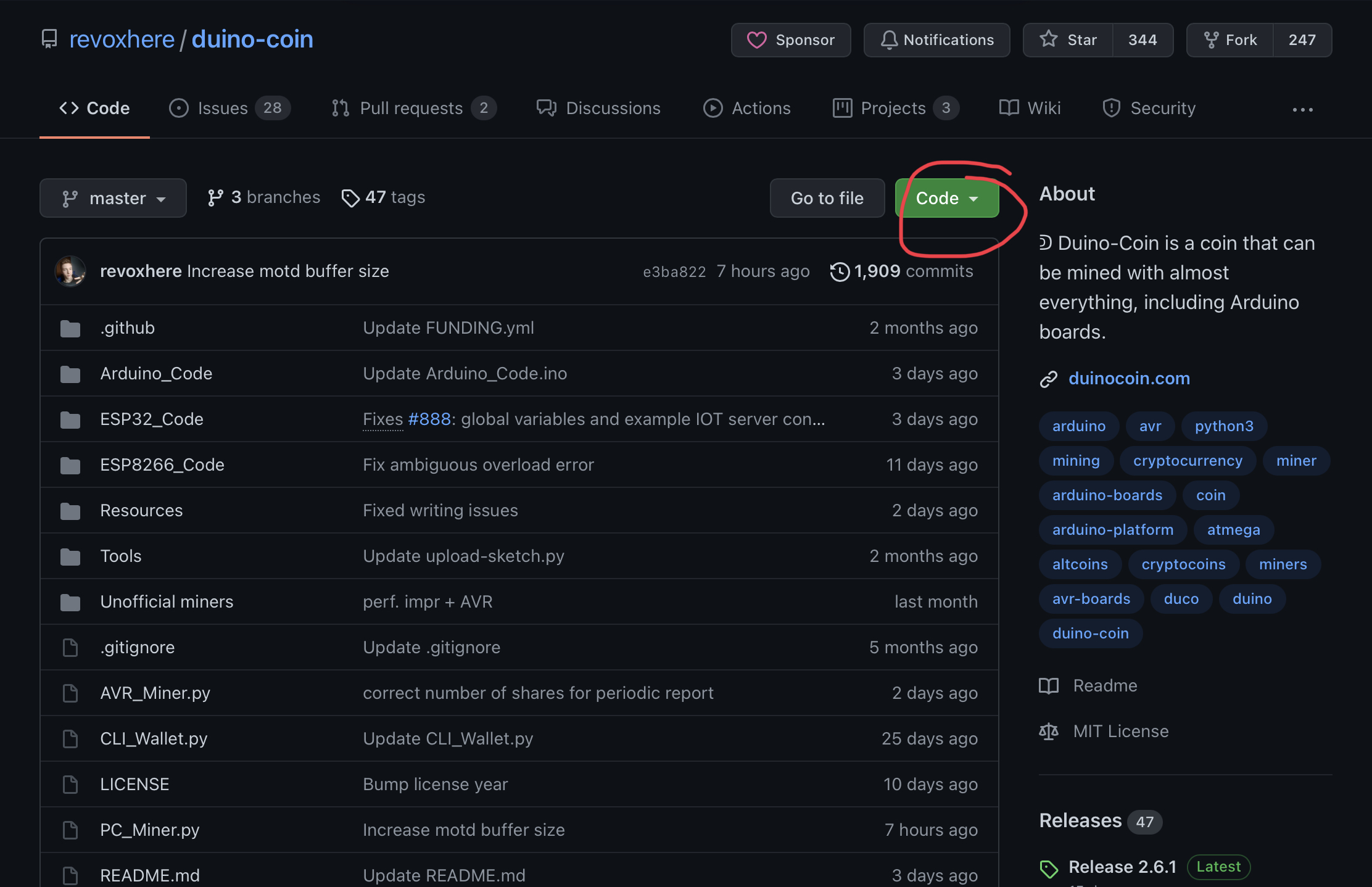 It does not start any program for windows. Duino-Coin_2.7_windows ...