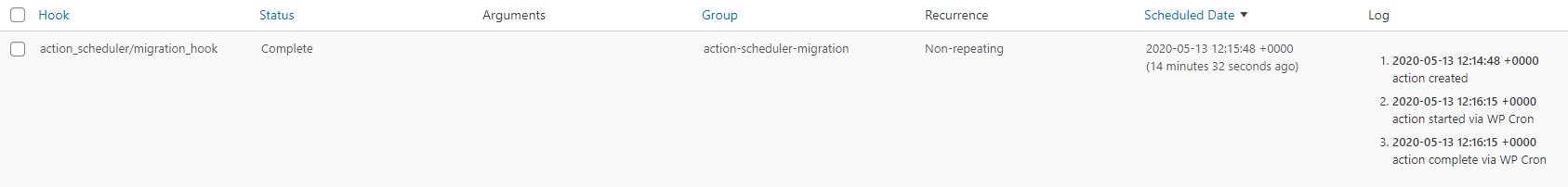 Action Scheduler Migration Hook Keeps Running · Issue 548 · Woocommerce Action Scheduler · Github