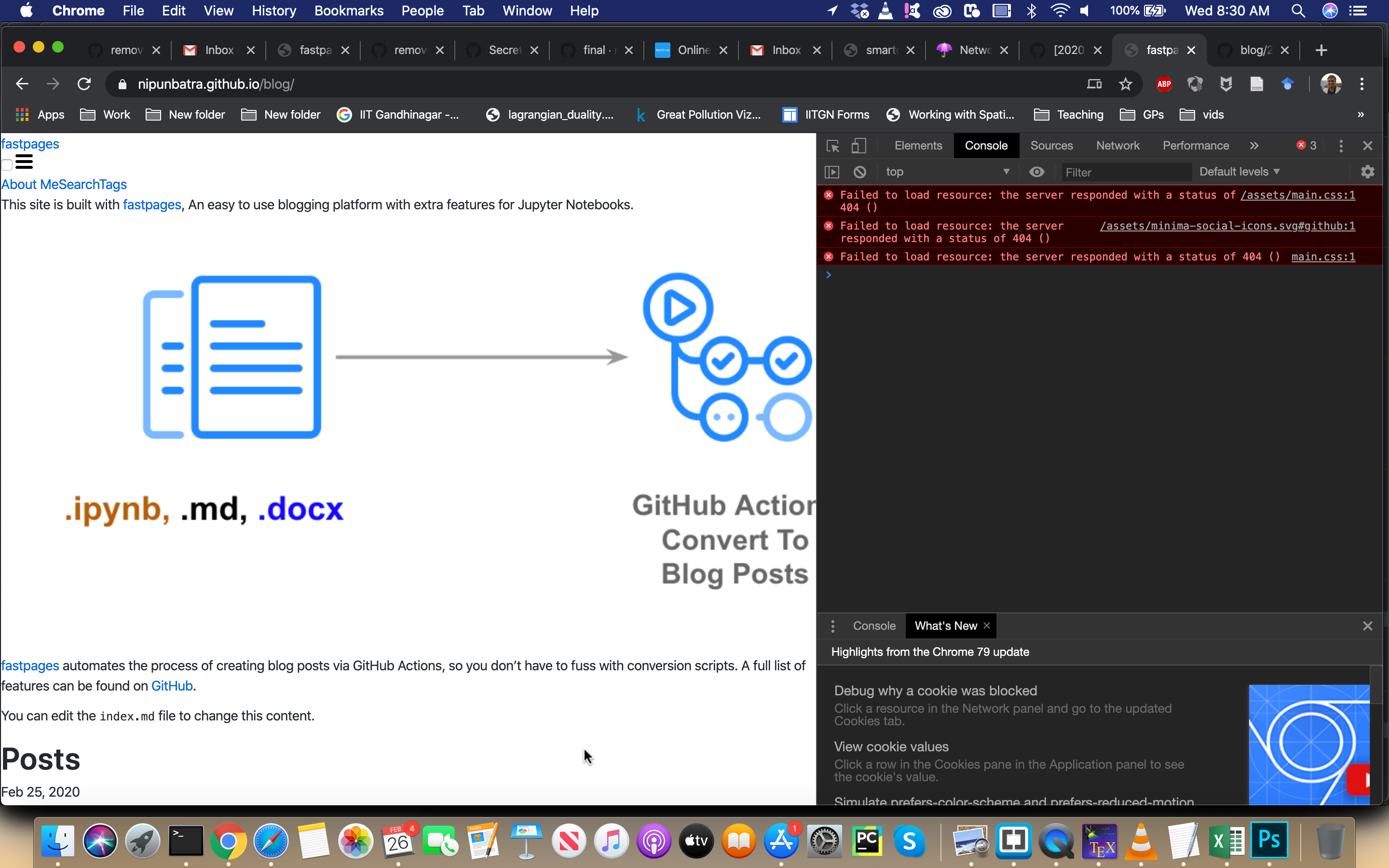 [2020 Feb, 25]: [Jupyter Notebooks not showing up in blog form] · Issue ...
