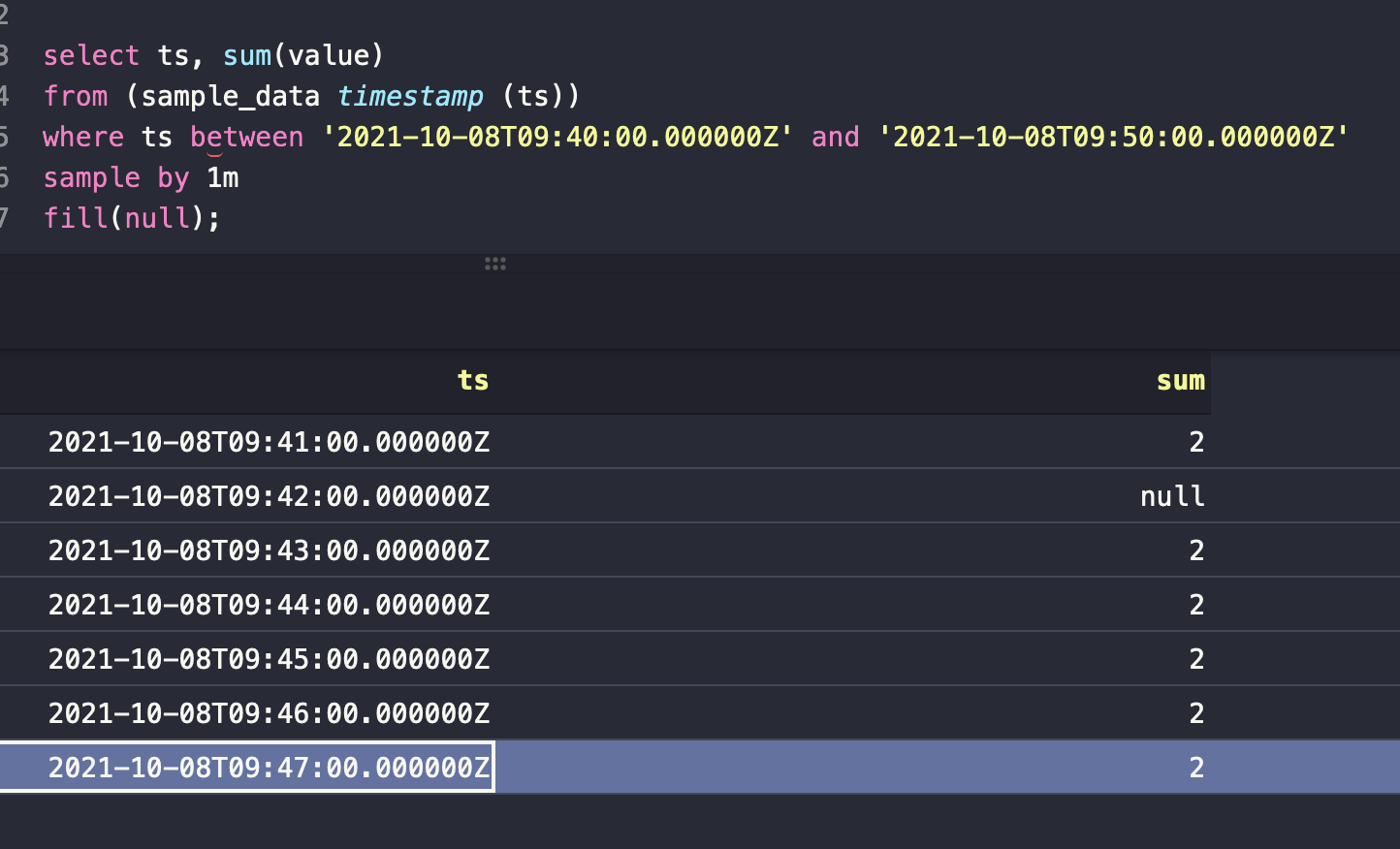Fill not filling values at start or end of time range. · Issue #1417 · questdb/questdb · GitHub