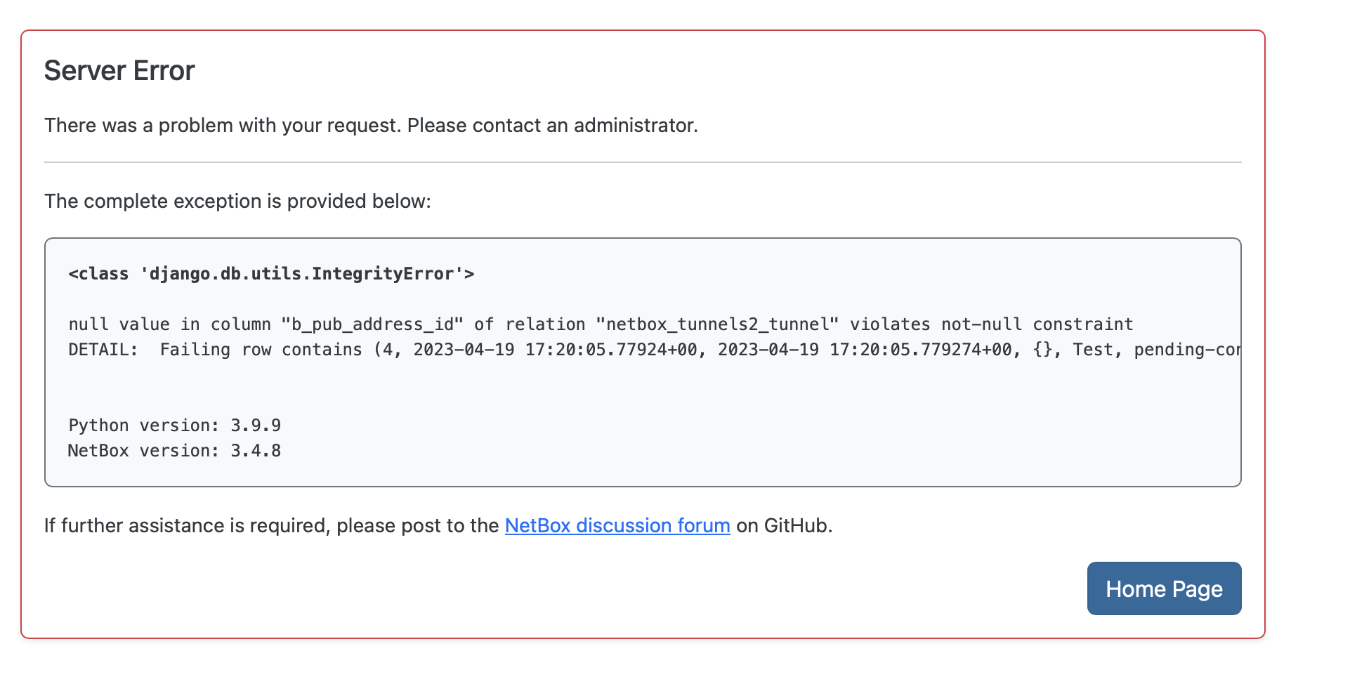 Unable to add tunnel without Peer Public IP · Issue #1 · robertlynch3/netbox-tunnels2 · GitHub