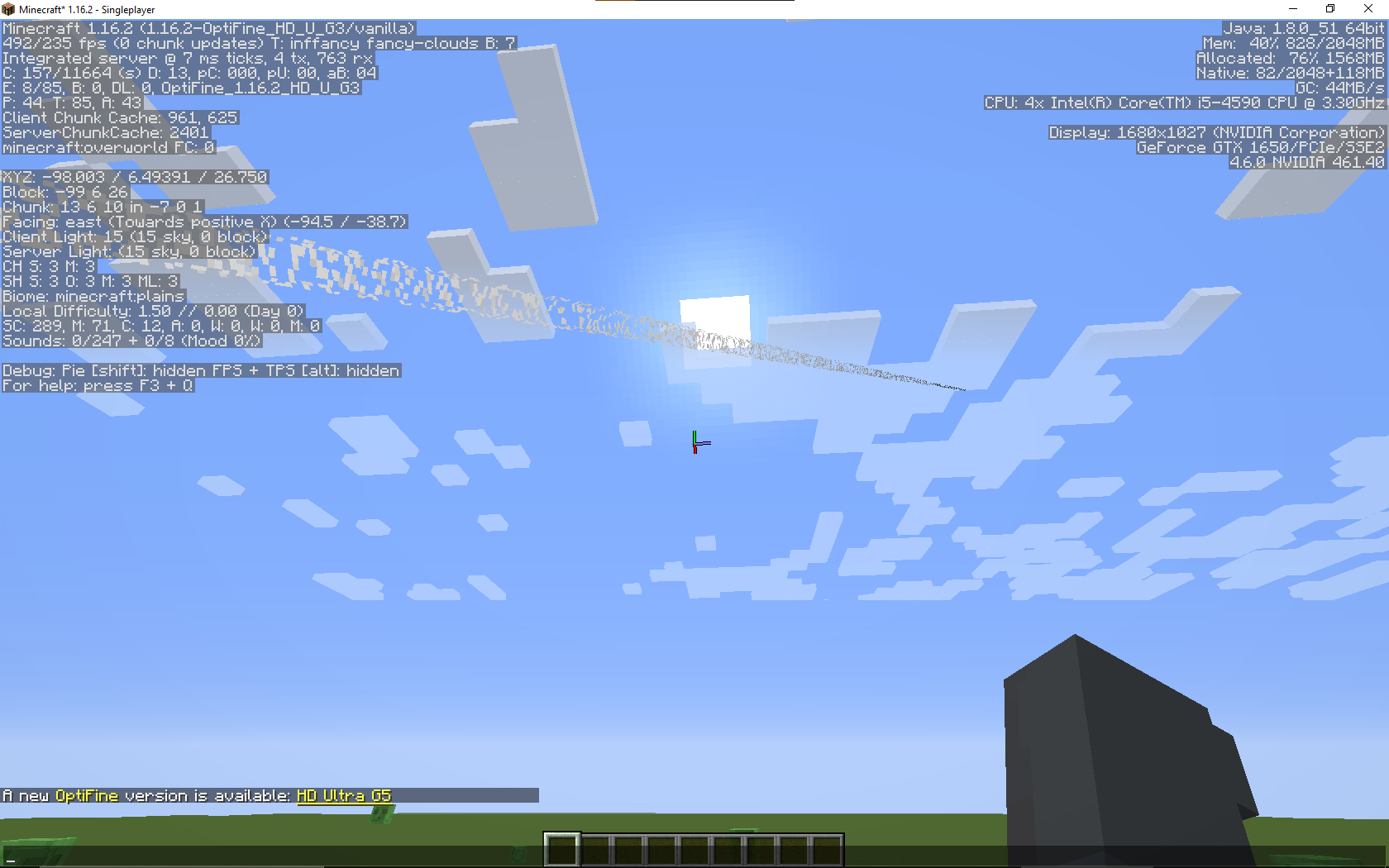 [Visual Bug] End Crystal beam disappearing when not in frame. · Issue #5403 · sp614x/optifine ...