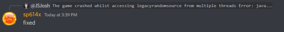 [Bug] 1.19: Accessing LegacyRandomSource from multiple threads · Issue #6858 · sp614x/optifine ...