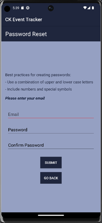 GitHub - christopherkelley89/EventTrackingApp: This application will be ...