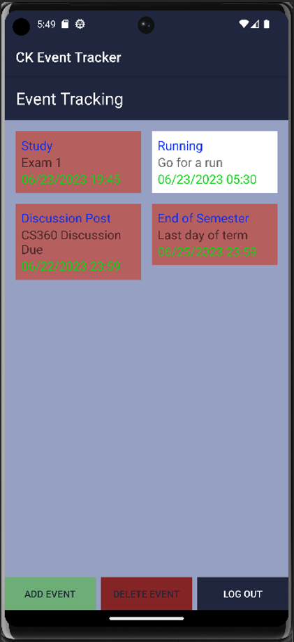 GitHub - christopherkelley89/EventTrackingApp: This application will be ...