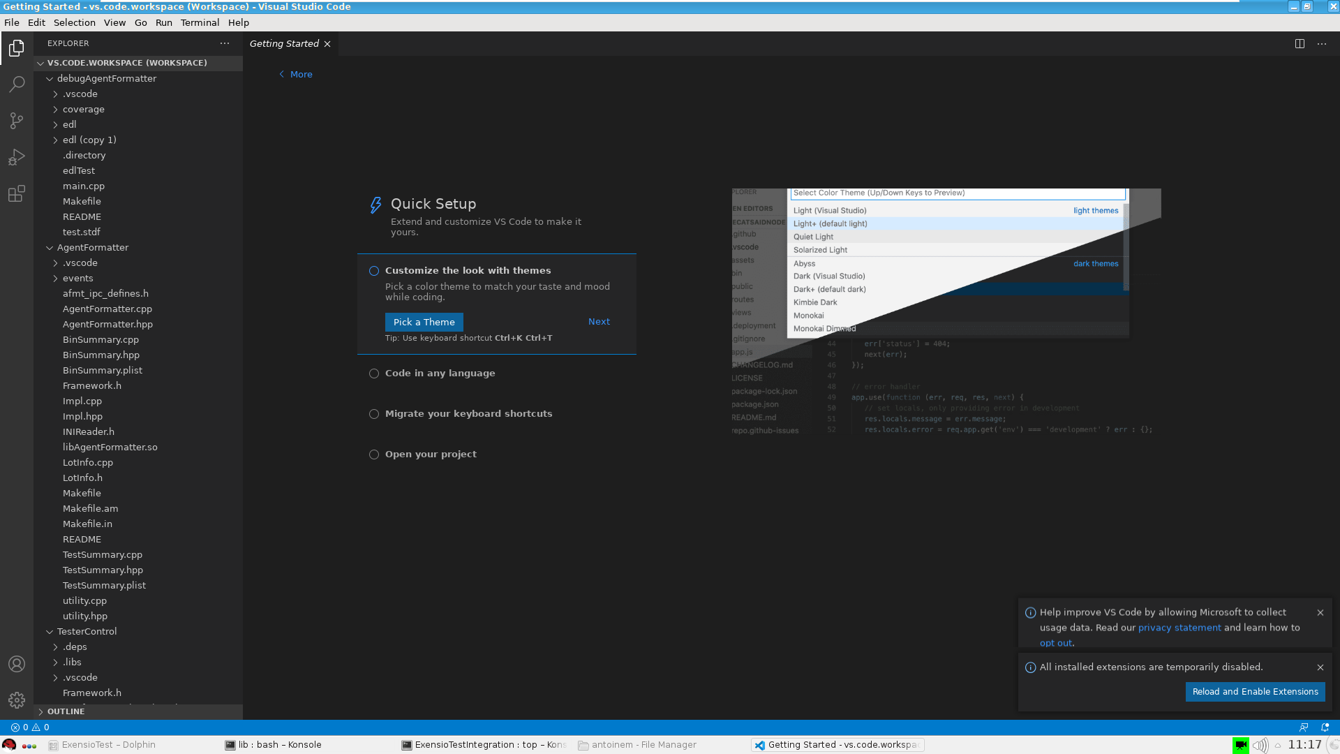 High cpu load with code 1.55, no issue with 1.51 · Issue #122988 · microsoft/vscode · GitHub