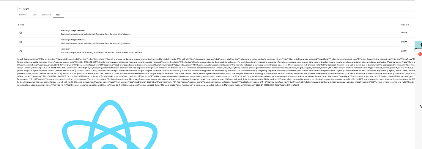 A debug content shows in the document tab · Issue #88 · NASA-PDS/wds-react-legacy · GitHub