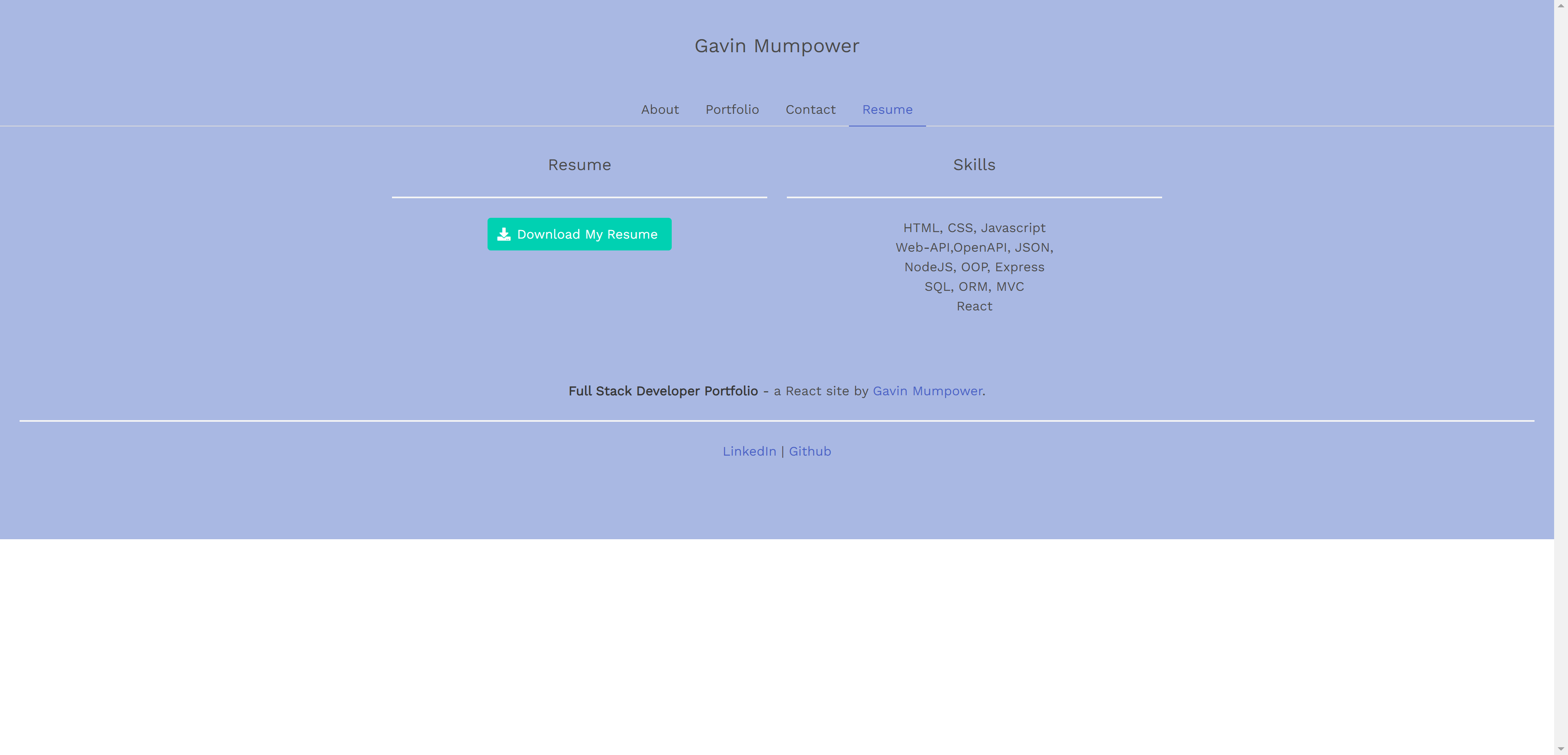 GitHub - gmumpower/A-Reactive-Portfolio