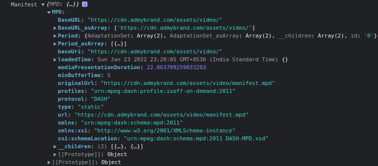 Using parsed manifest object in attachSource() function · Issue #3861 · Dash-Industry-Forum/dash ...
