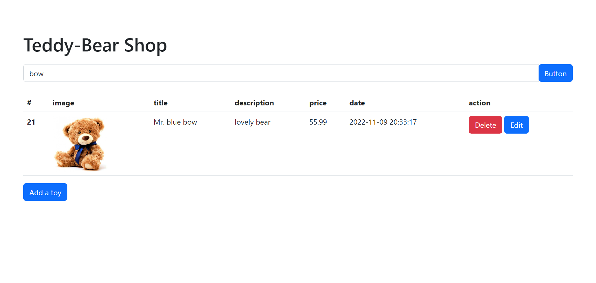 GitHub - NinoNonikashvili/php-project1-products-CRUD
