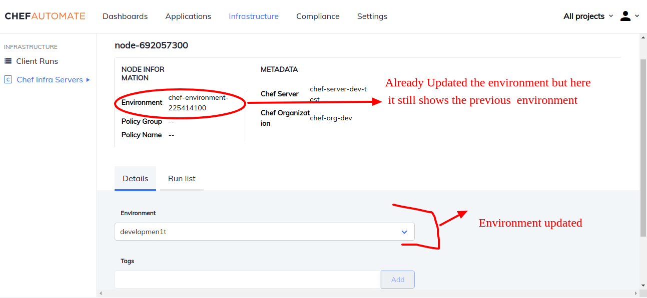 In node details when environment changes it shows different behaivour · Issue #5192 · chef ...