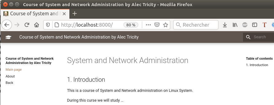 Change left navigation menu title with a simple variable · Issue #2550 · squidfunk/mkdocs ...